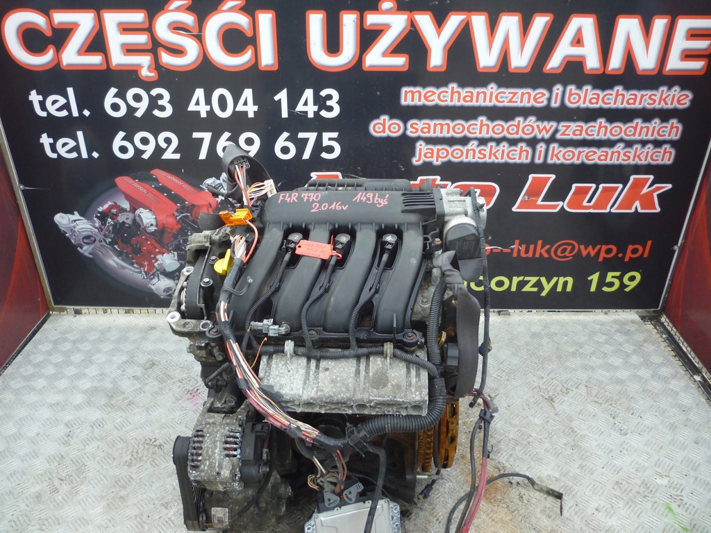 SILNIK RENAULT SCENIC 2.0 16V F4R 770 149 TYS - 15263185186 - oficjalne ...