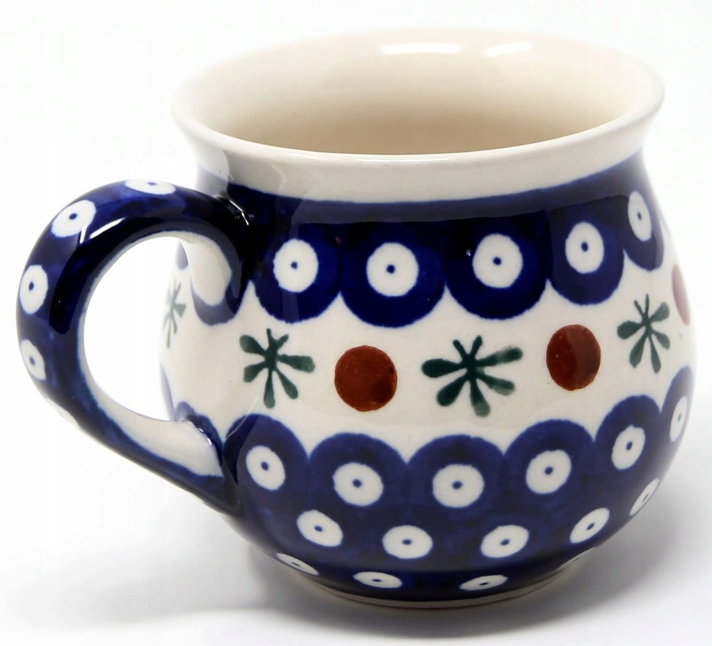 KUBEK CZESKI CERAMICZNY BOLESŁAWIEC DEK 41 - 12673841462 - oficjalne archiwum Allegro