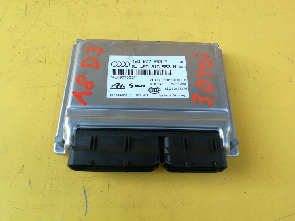 AUDI A8 D3 STEROWNIK ZAWIESZENIA 4E0907553F - 7763865701 - oficjalne archiwum Allegro