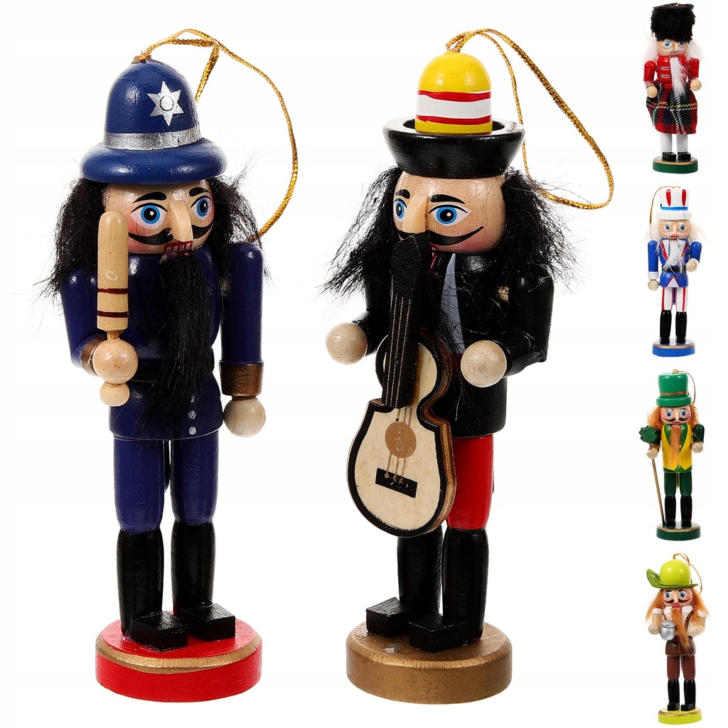 Nutcracker Walnut Soldier Ornaments Puppet Figure - 14743057342 ...