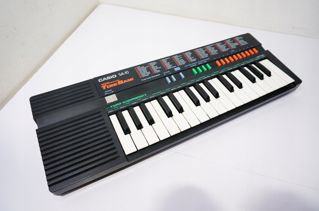 CASIO SA-10 Keyboard Mini syntezator Retro lata 80 - 11688500234 ...