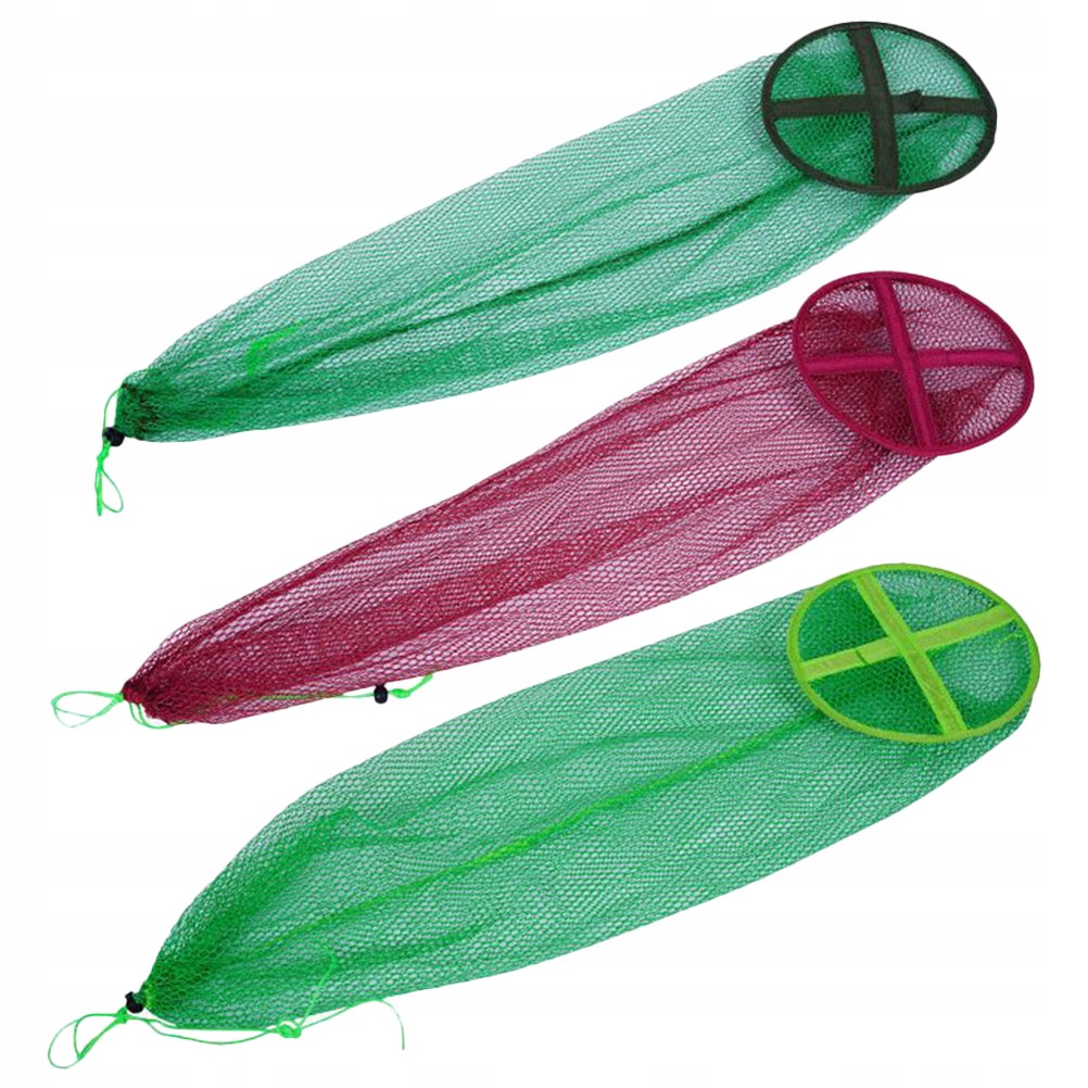 Fishing Net Drawstring Mesh Pocket Trout 3 Pcs - 13418822900 ...