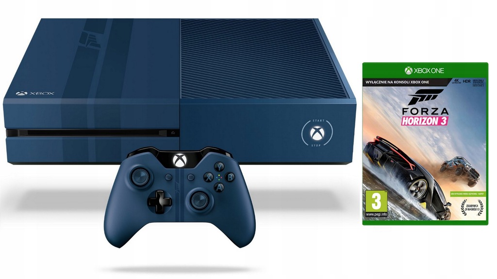 XBOX ONE 1TB FORZA EDITION + FORZA HORIZON PL - 12188600896 - oficjalne ...