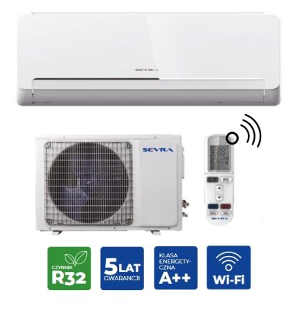 Klimatyzator Sevra Ecomi SEV-09FV 2,6kW Warszawa - 9564667423 - oficjalne archiwum Allegro