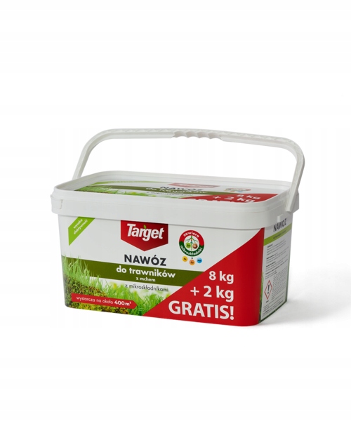 TARGET NAWÓZ DO TRAWNIKA Z MCHEM 8KG + 2KG - 10569300643 - oficjalne archiwum Allegro