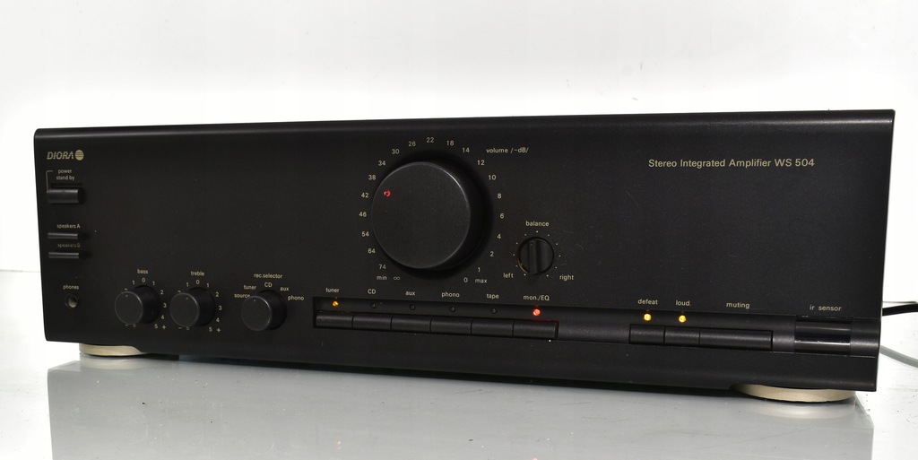 DIORA WS-504 MOCNY WZMACNIACZ STEREO - 9742316843 - oficjalne archiwum Allegro