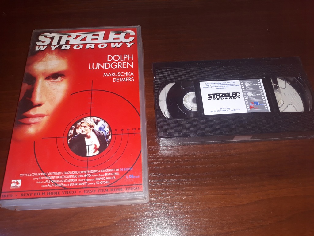 Strzelec Wyborowy VHS Lundgren Nowa Folia Unikat - 12038191444 - oficjalne archiwum Allegro