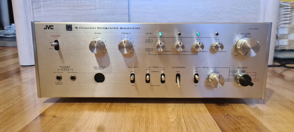 Wzmacniacz stereofoniczny JVC 4VN-550 - 12085591131 - oficjalne ...