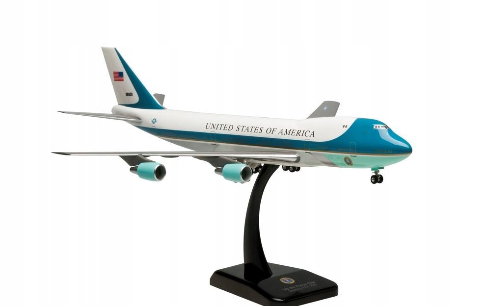 Boeing 747-200 USAF Air Force model samolotu 1:200 - 10964254290 ...