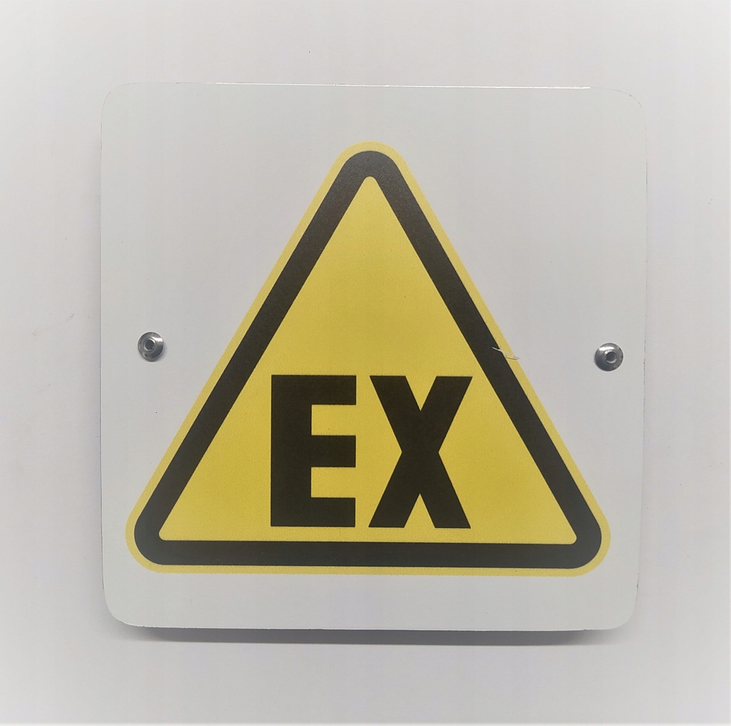Tabliczka STREFA EX 120x120mm - 12580085224 - oficjalne archiwum Allegro
