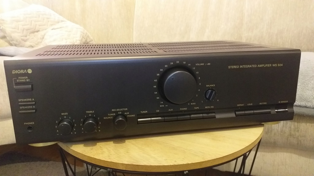 Wzmacniacz diora ws 504 super okaz - 12253112941 - oficjalne archiwum Allegro