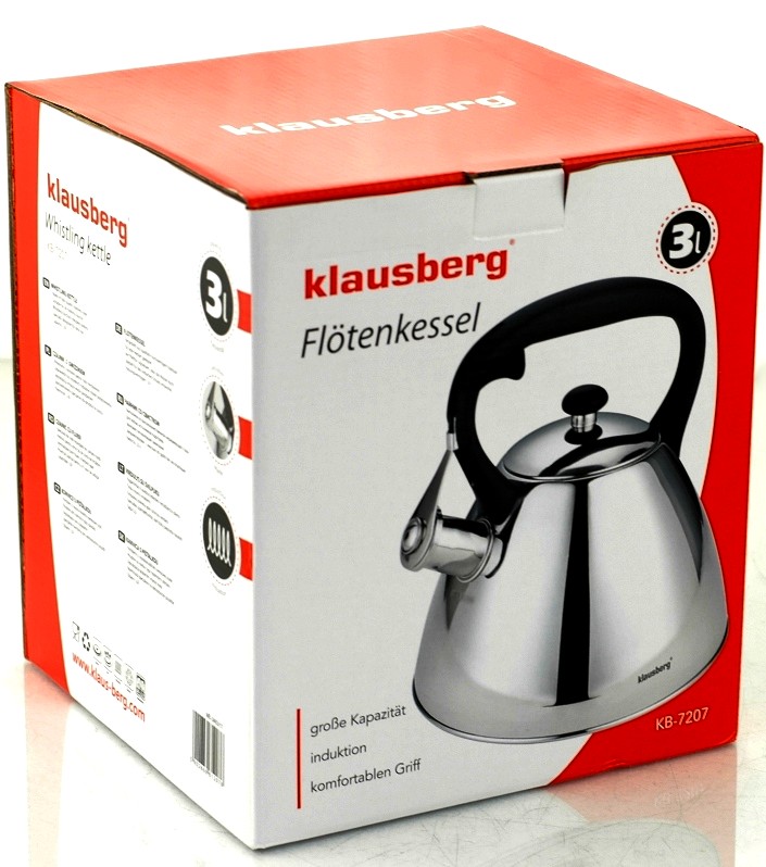 Купить ЧАЙНИК 3 л со свистком, индукционный газовый POLYSK 7207: отзывы ...