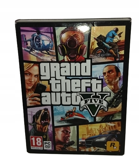 GRAND THEFT AUTO GTA V 5 BOX PL - 11458342432 - oficjalne archiwum Allegro