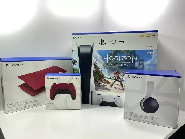 KONSOLA PS5 MEGA ZESTAW GRACZA GW STAN IDEALNY! - 12660877945 - oficjalne archiwum Allegro