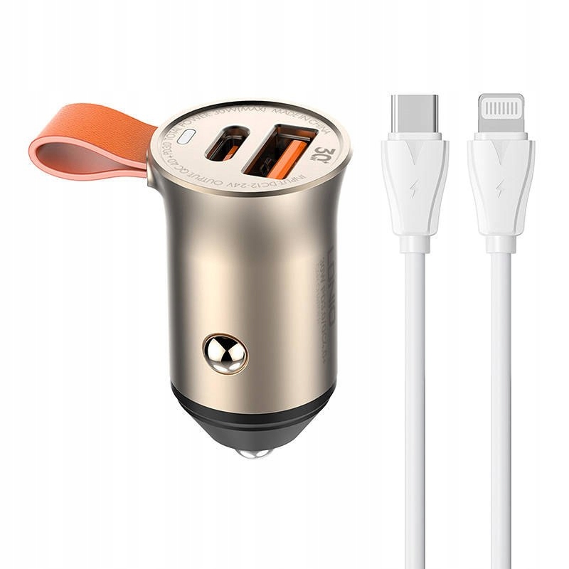 Ładowarka samochodowa LDNIO C509Q, USB + USB-C, 30 - 13632912059 - oficjalne archiwum Allegro