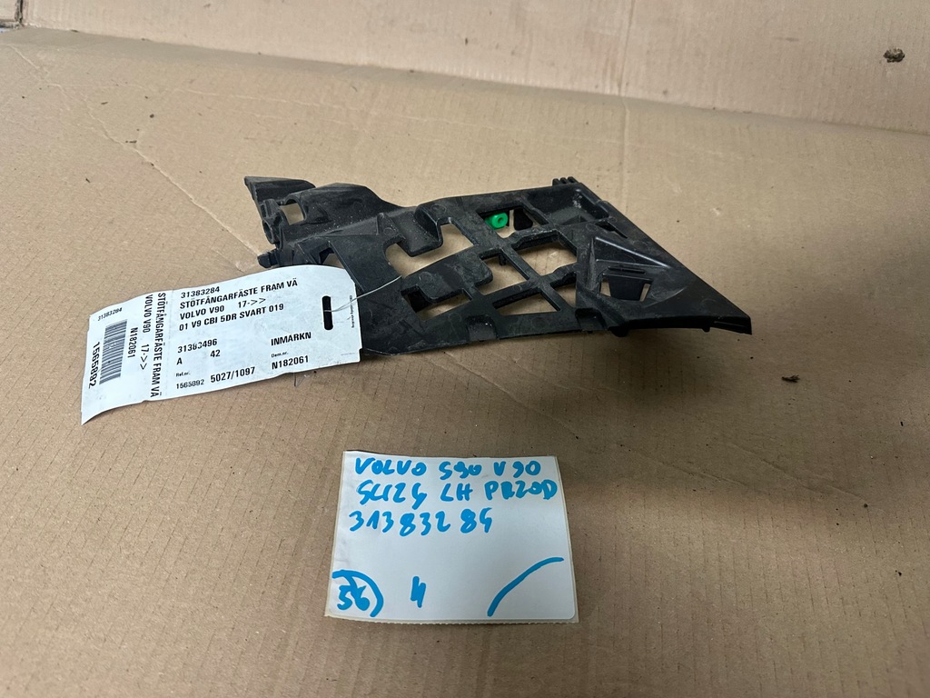 VOLVO S90 V90 SLIZG ZDERZAKA LEWY PRZOD ORYGINAŁ 31383284 - 14765938501 ...
