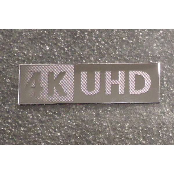 439 4K UHD LOGO Metal Edition 30 x 9 mm - 7189109838 - oficjalne archiwum Allegro