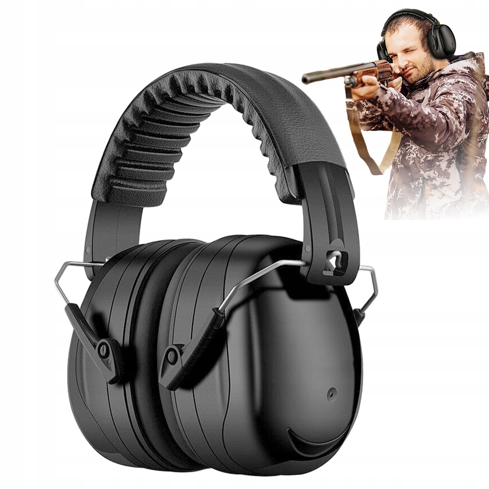 SŁUCHAWKI OCHRONNE SŁUCHU NAUSZNIKI AKTYWNE STRZELECKIE PRZED HAŁASEM NRR - 14700526359 ...