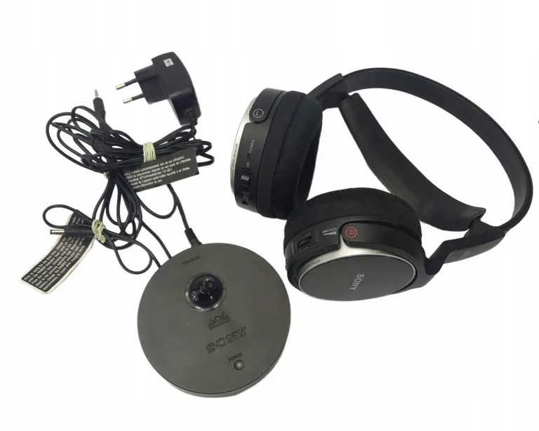 SŁUCHAWKI BEZPRZEWODOWE SONY MDR-RF810R KOMPLET - 12697898292 ...