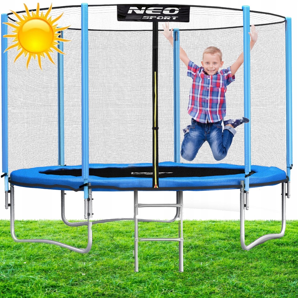 TRAMPOLINA DLA DZIECI OGRODOWA 312cm + DRABINKA! - 13643562809 ...