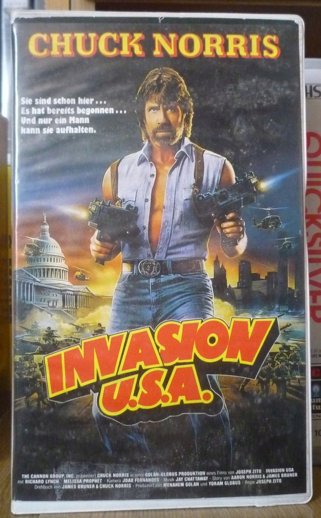 INVASION USA CHUCK NORRIS , VHS ,1. wydanie - 13827686214 - oficjalne ...