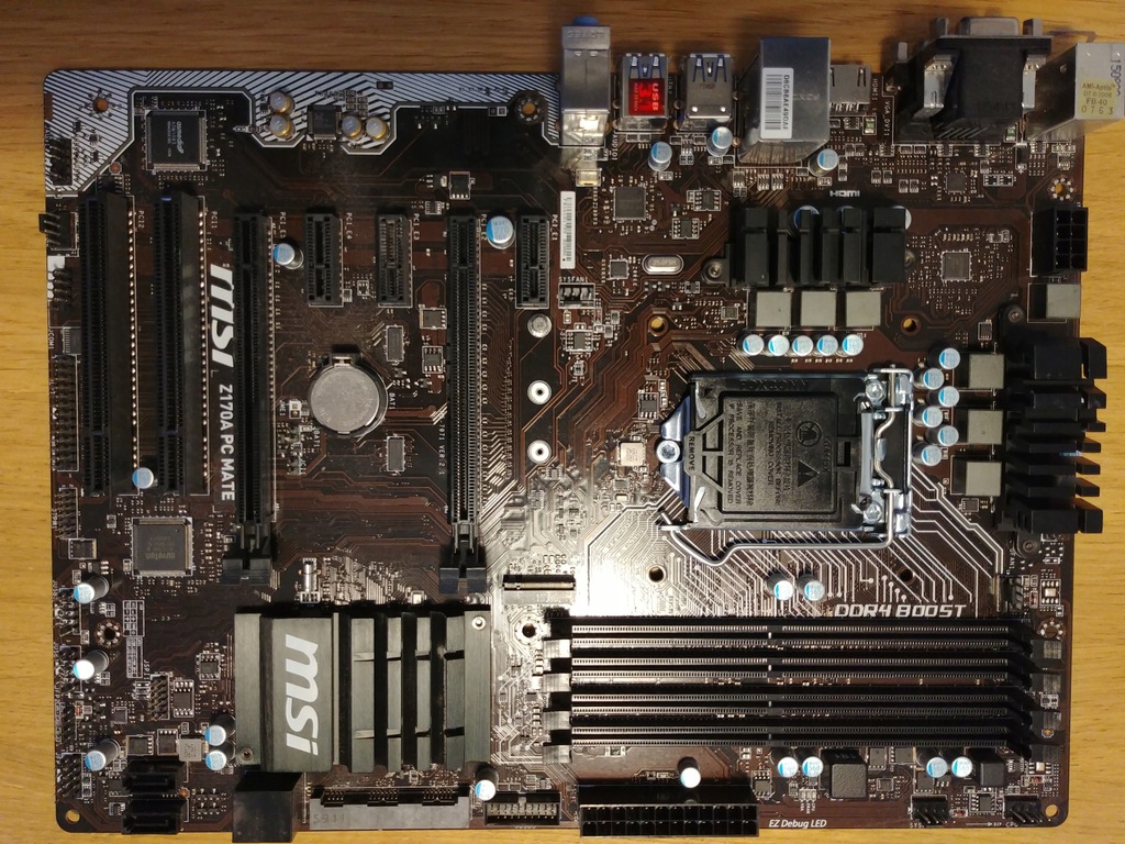 płyta główna MSI Z170A PC MATE LGA1151 ATX - 11624406520 - oficjalne ...