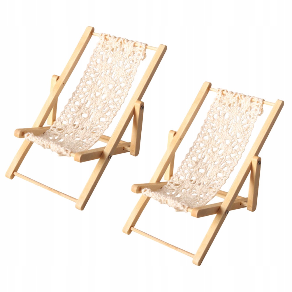 Mini Deck Chair Wooden Beach Folding Foldable - 14277985733 - oficjalne ...