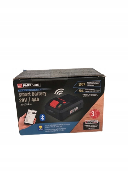 PARKSIDE SMART BATTERY 20V/4AH - 13080430829 - oficjalne archiwum Allegro