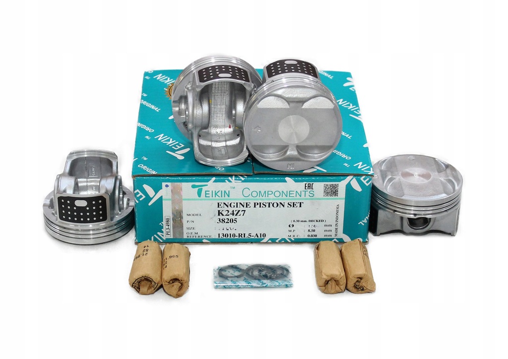 38205STD TEIKIN K24Z7 13010-RL5-A10 HONDA TŁOKI KOMPLET TŁOKÓW ...