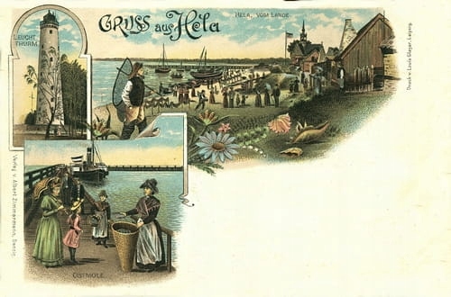 Hel Latarnia morska widoki - Reprodukcja 8415 - 12865466572 - oficjalne ...