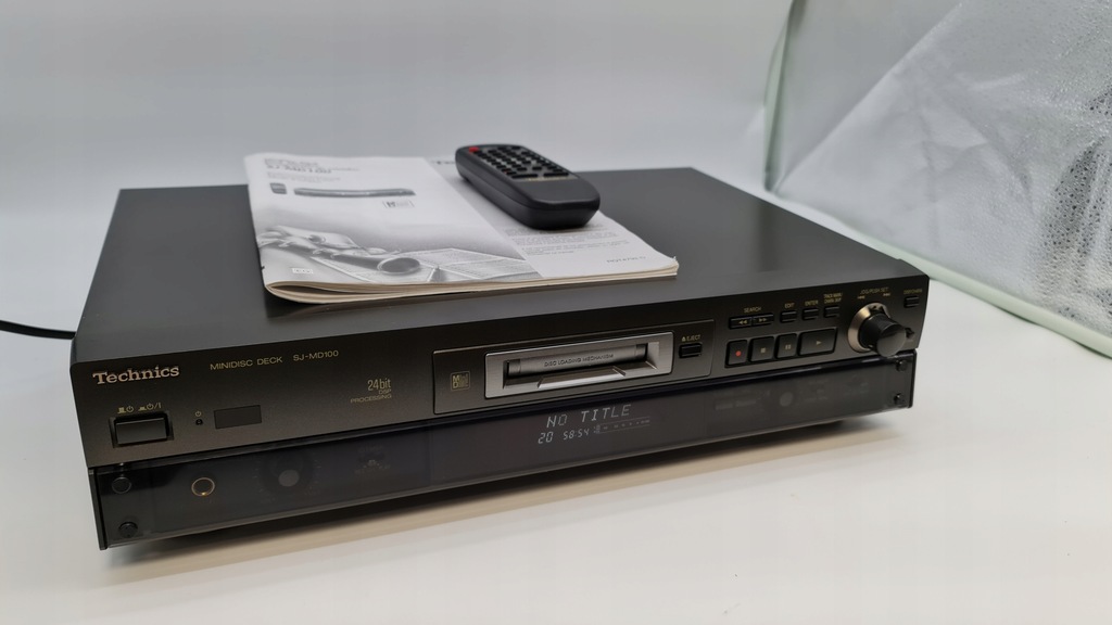 Technics SJ-MD100 Odtwarzacz MiniDisc + Pilot Oryg - 10964240801 ...