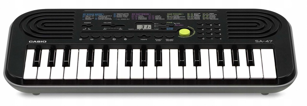 CASIO SA-47 szary keyboard dla dzieci - 10051722074 - oficjalne ...