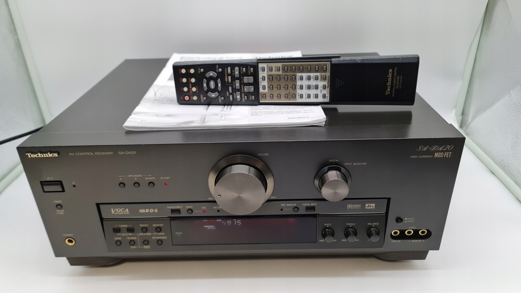 Technics SA-DA20 Amplituner Topowa maszyna + Pilot - 11727450085 - oficjalne archiwum Allegro