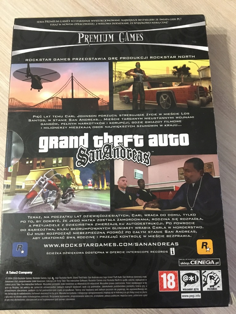 Купить GTA GRAND THEFT AUTO SAN ANDREAS ПК PL: отзывы, фото и ...