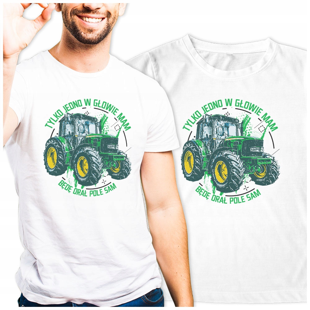 Koszulka męska Traktor John Deere dla Rolnkika XXL - 11340054791 - oficjalne archiwum Allegro