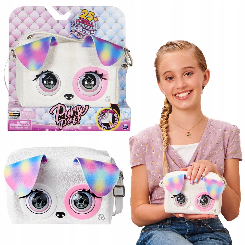 PURSE PETS INTERAKTYWNA TOREBKA PIESEK SZCZENIAK - 12966253404 ...