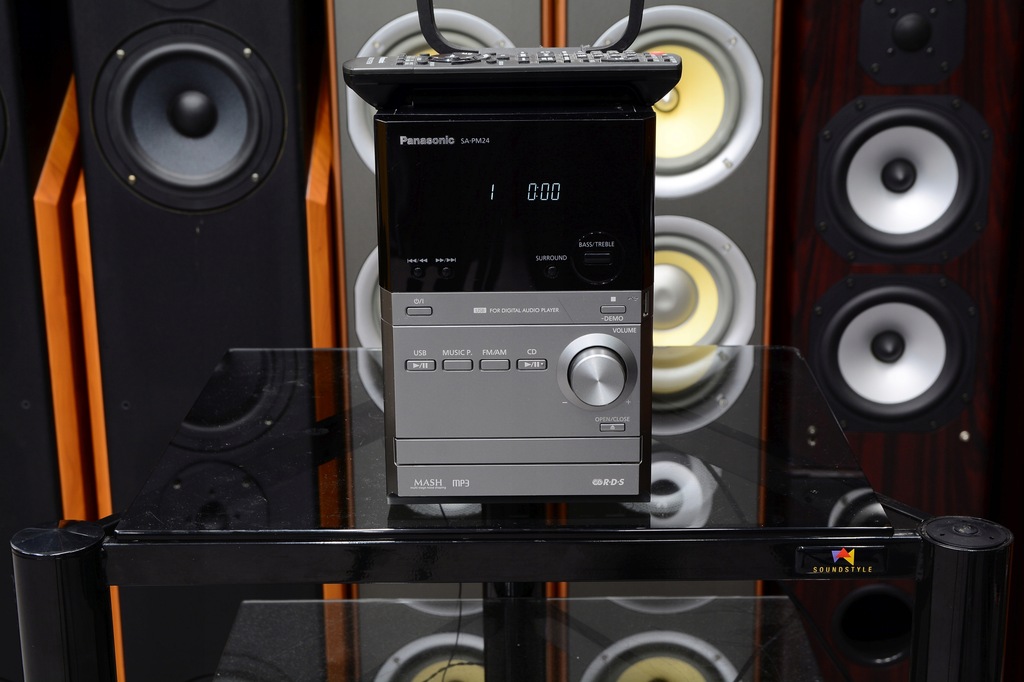 Wieża Panasonic SA-PM24 z MP3 i RDS USB - 11260764354 - oficjalne archiwum Allegro