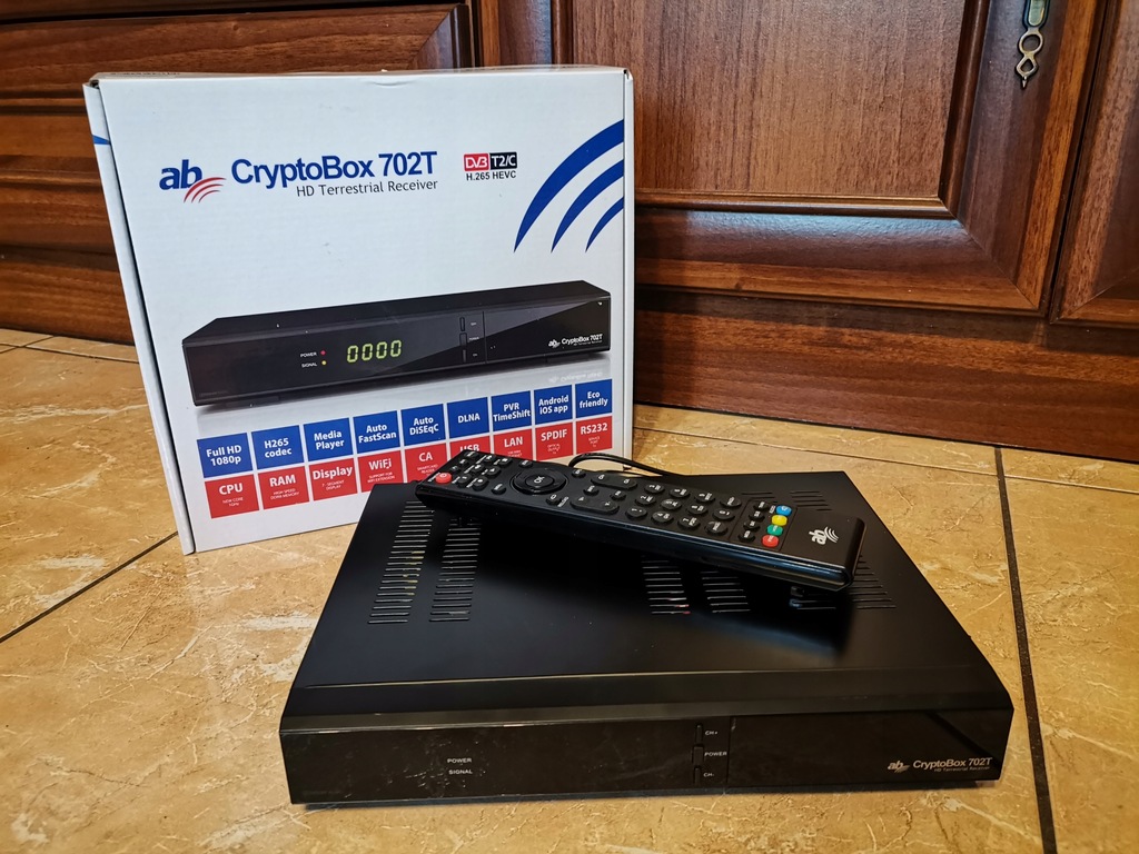 Tuner Dekoder Cryptobox 702T DVB-C DVB-T/2 - 13048903243 - oficjalne ...