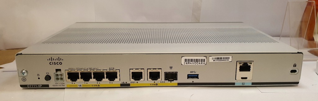 Router CISCO ISR model C1111-4P - 8795505230 - oficjalne archiwum Allegro