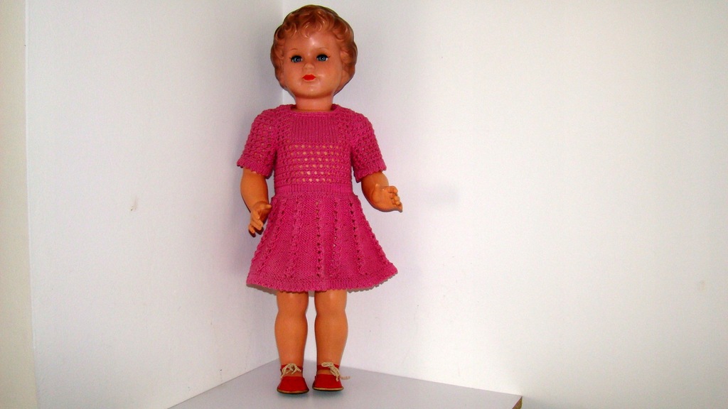 Stara lalka celuloidowa Schildkrot Gadająca 70cm - 10712886310 ...