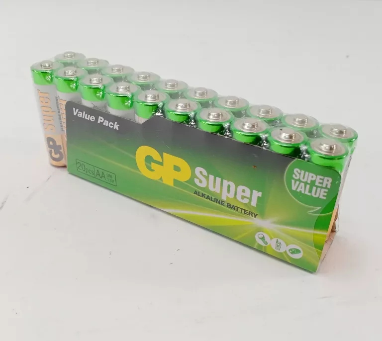 BATERIE AA GP SUPER 20SZT - 12436865193 - oficjalne archiwum Allegro