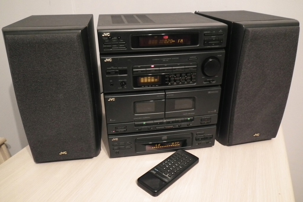 WIEŻA JVC MX-30 CA-MX30BK KOLUMNY SP-MX30BK PILOT - 10469533644 ...