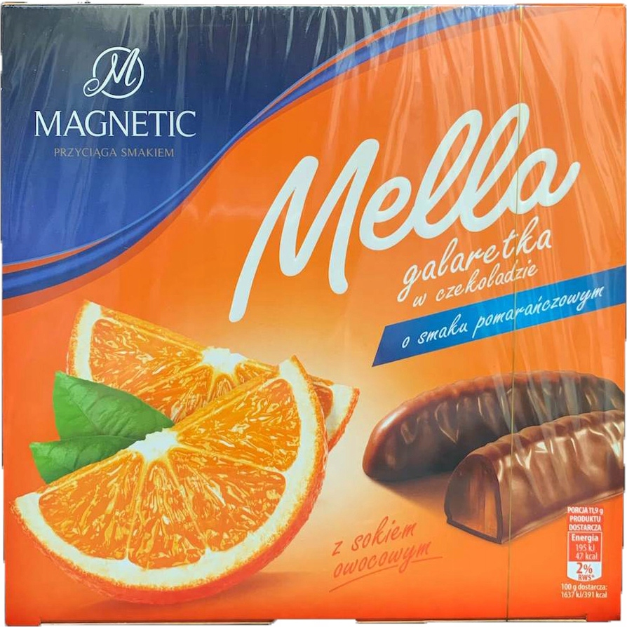 Galaretka w czekoladzie o smaku pomarańczowym 190g - 11589172187 - oficjalne archiwum Allegro