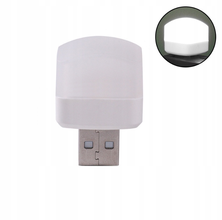 mini LAMPKA USB 5V nocna / ciepła biała - 12831541975 - oficjalne archiwum Allegro