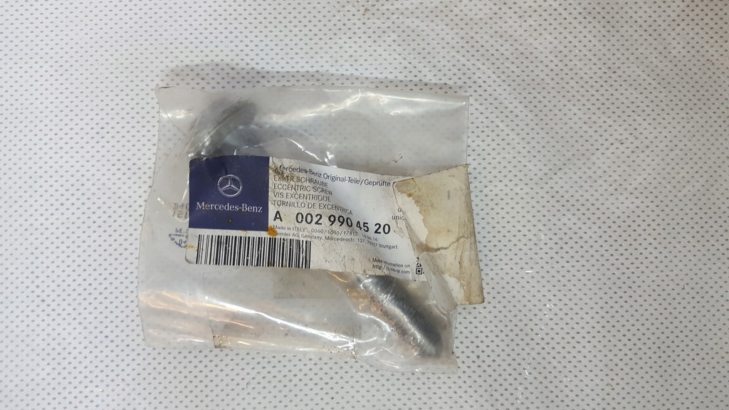MERCEDES ŚRUBA MIMOŚRODOWA A0029904520 - 7856686865 - oficjalne ...