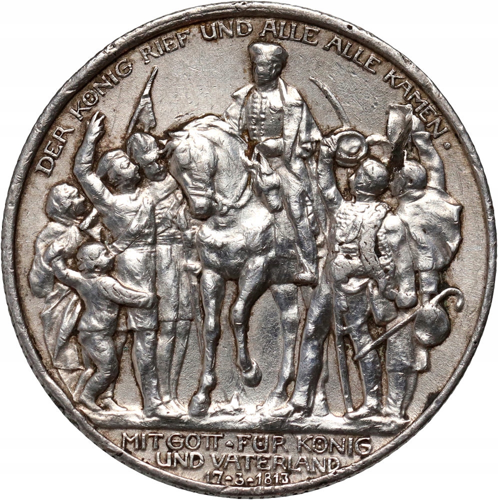 Niemcy, Prusy, Wilhelm II, 2 marki 1913 - 13240057752 - oficjalne archiwum Allegro