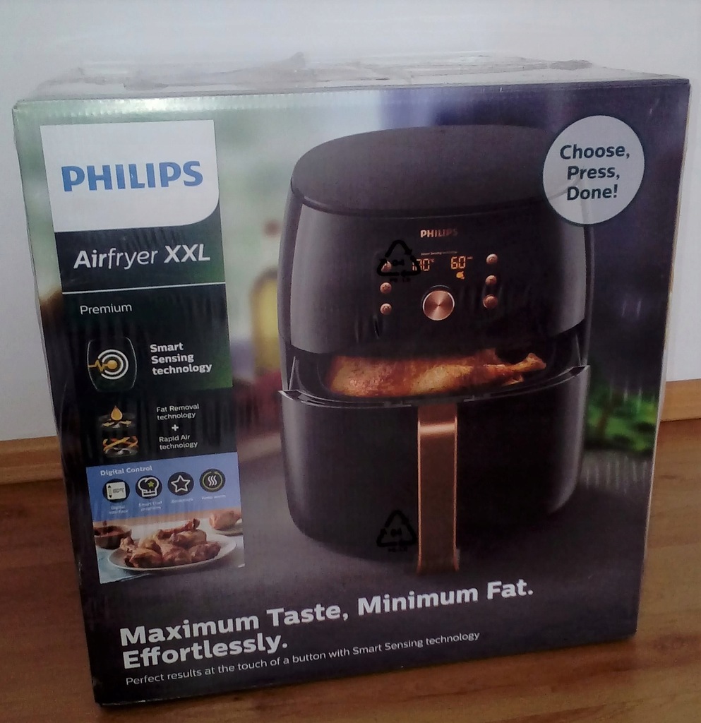 NOWY Airfryer PHILIPS Ovi Smart XXL, tanio, OKAZJA - 10669116838 ...