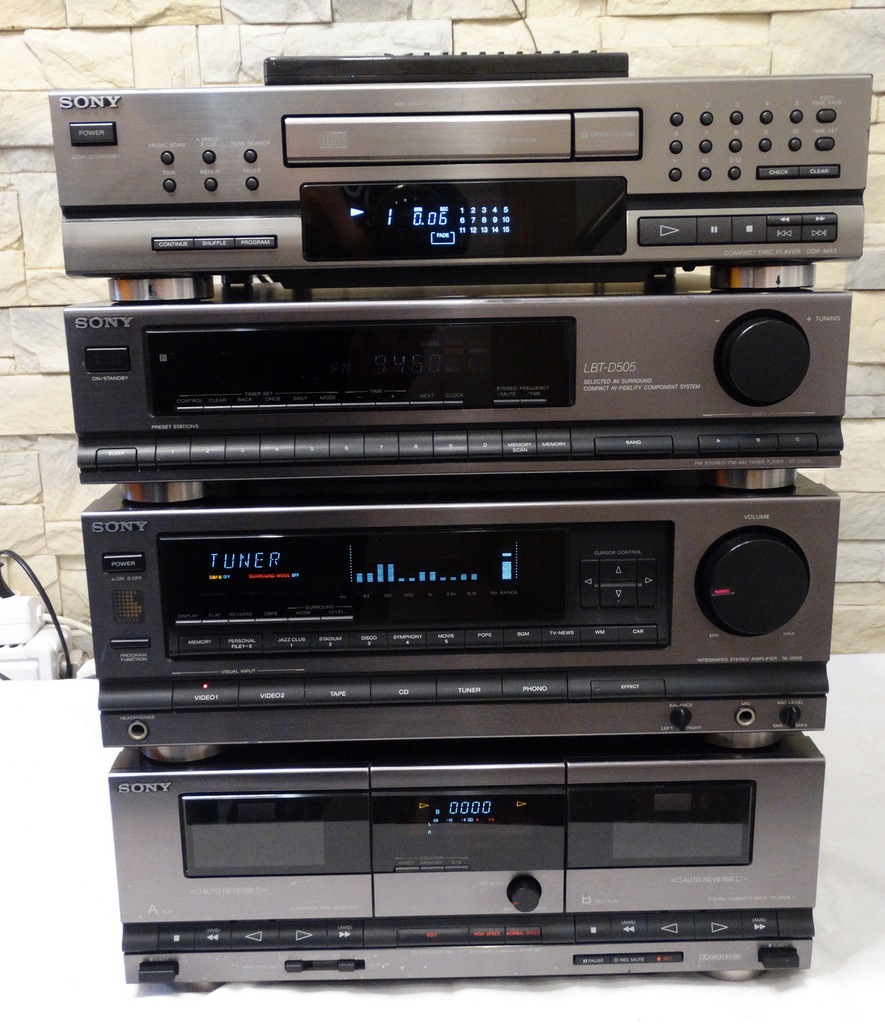 WIEŻA SONY LBT-D505+PILOT 4 SEGMENTY - 11243642175 - oficjalne archiwum ...