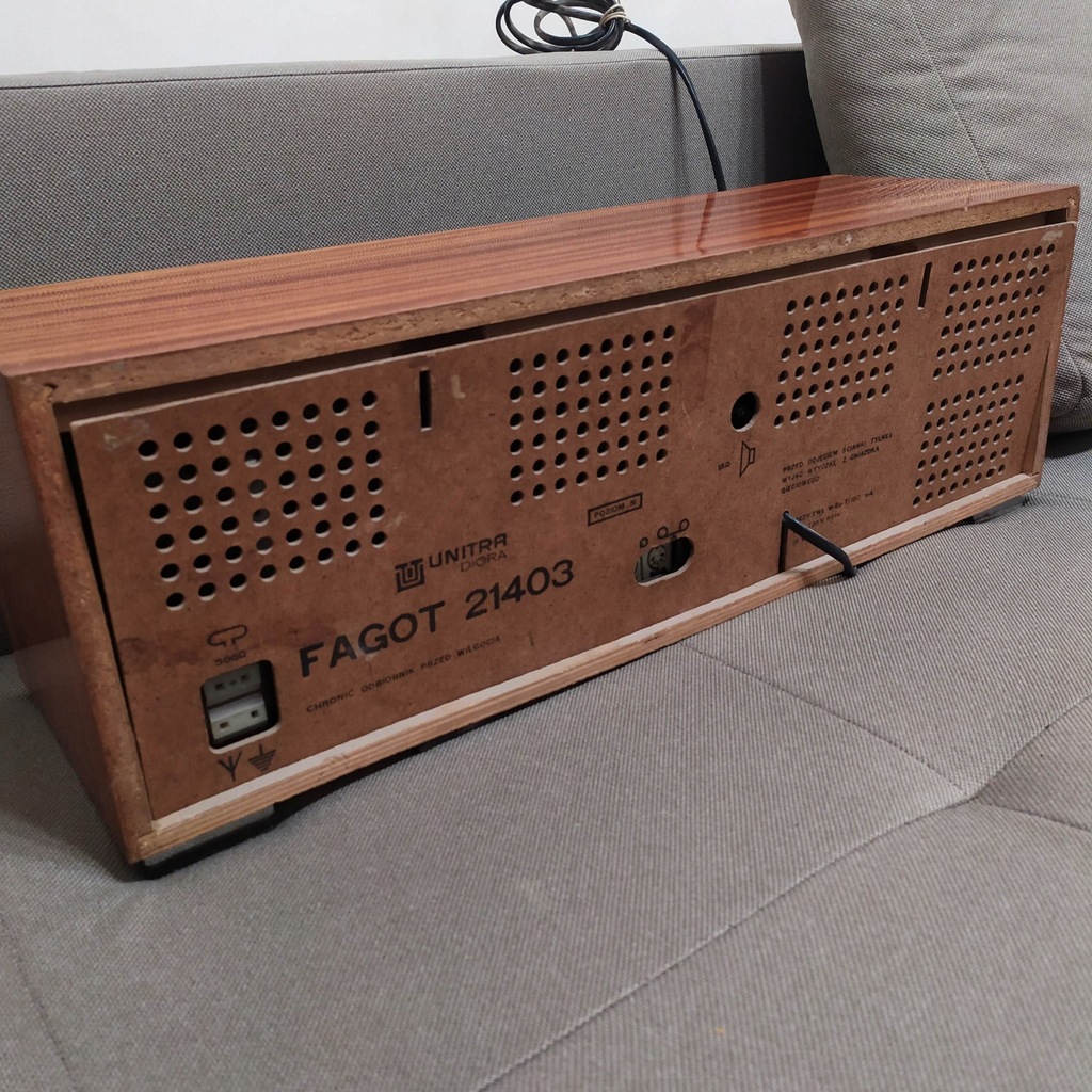 Radio Unitra Diora Fagot DMT 301 21403 PRL - 12772680076 - oficjalne ...