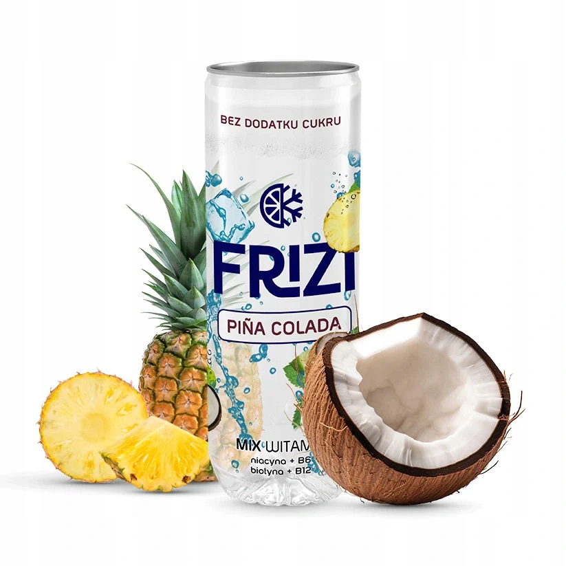 NAPÓJ WODA FRIZI Pinacolada Piña colada drink NAPÓJ GAZOWANY 24szt x ...